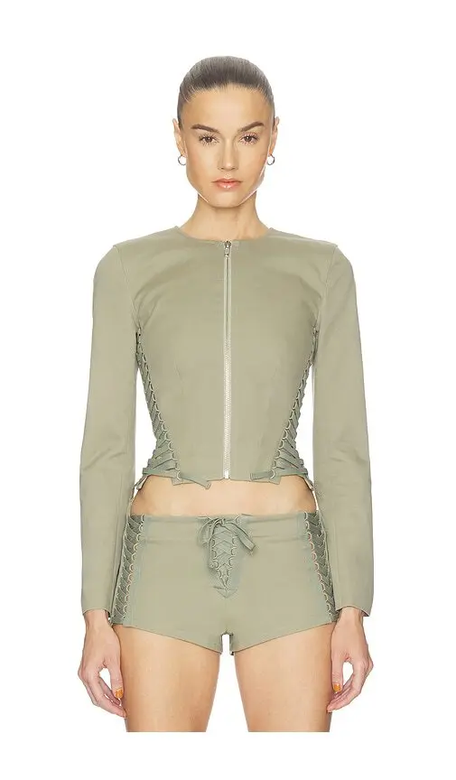 HAELO Lace Up Jacket