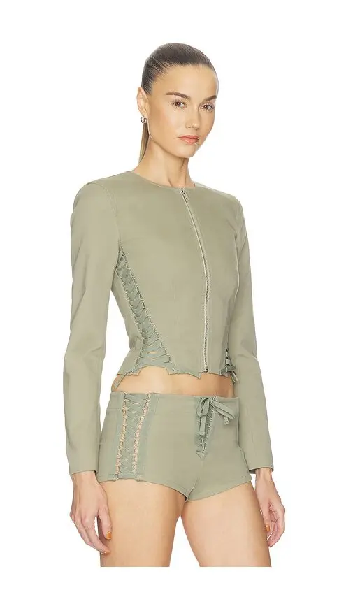 HAELO Lace Up Jacket