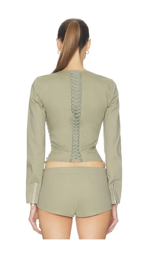 HAELO Lace Up Jacket