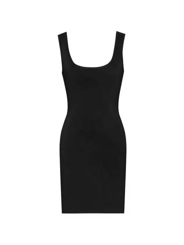 Saint Laurent Square-neck Mini Dress