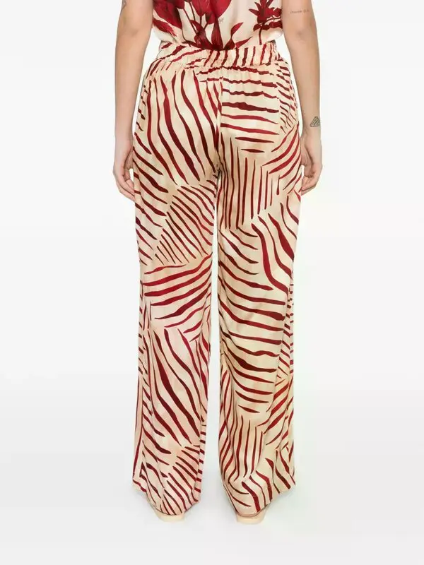 CLIPS Abstract Print Palazzo Pants