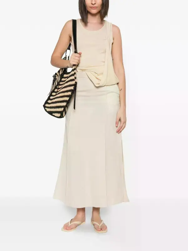 Antonelli Firenze Panelled A-line Midi Skirt