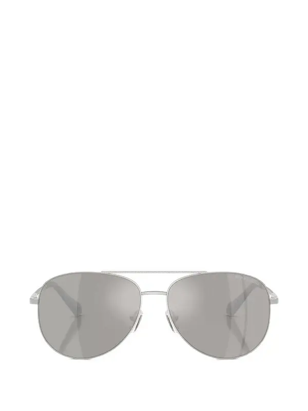 Michael Kors Perledo Pilot Sunglasses - Silver