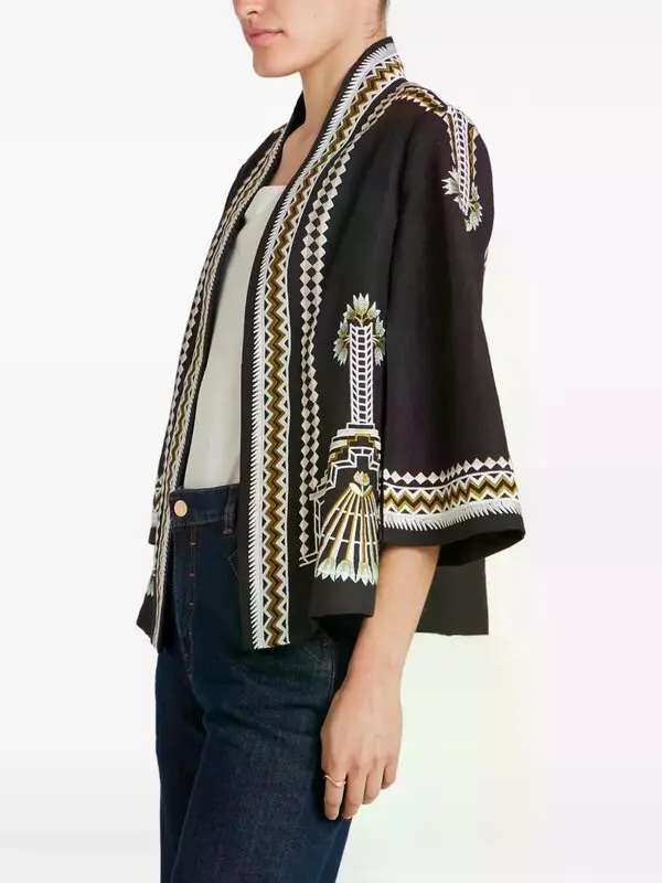 TEMPERLEY LONDON Embroidered Linen Jacket