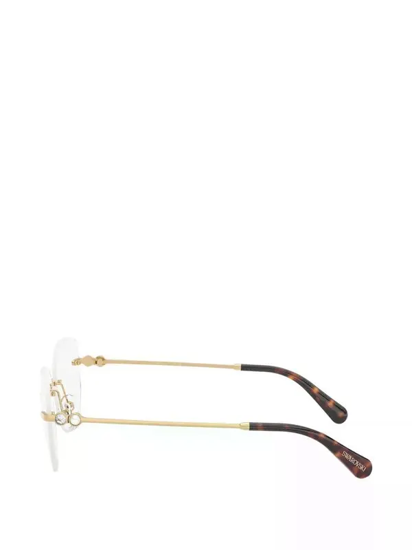 SWAROVSKI Rimless Geometric-frame Glasses