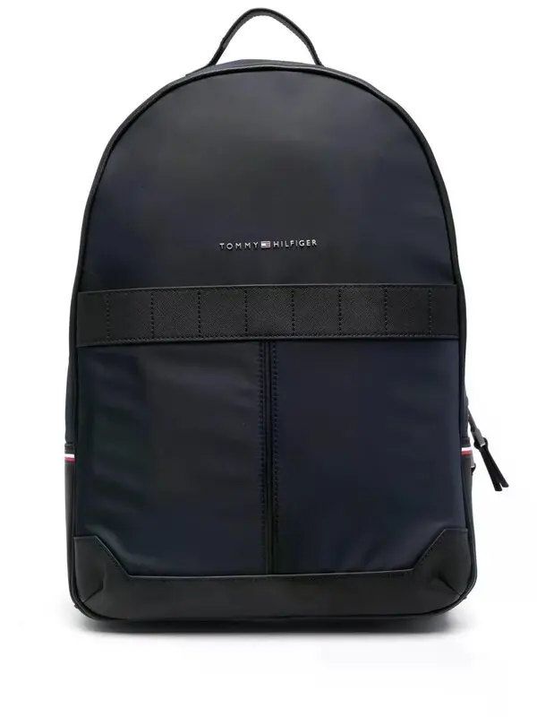 Tommy Hilfiger Metal Logo-print Backpack - Blue