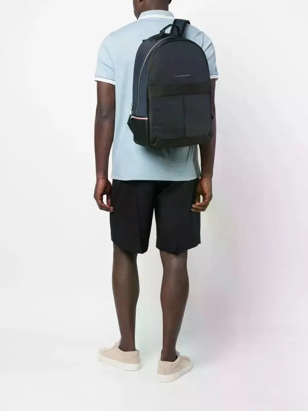 Tommy Hilfiger Metal Logo-print Backpack - Blue