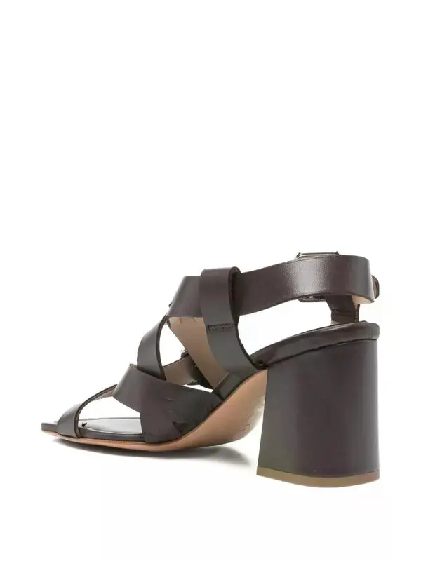ANNA F. Buckle Strap Heeled Sandals