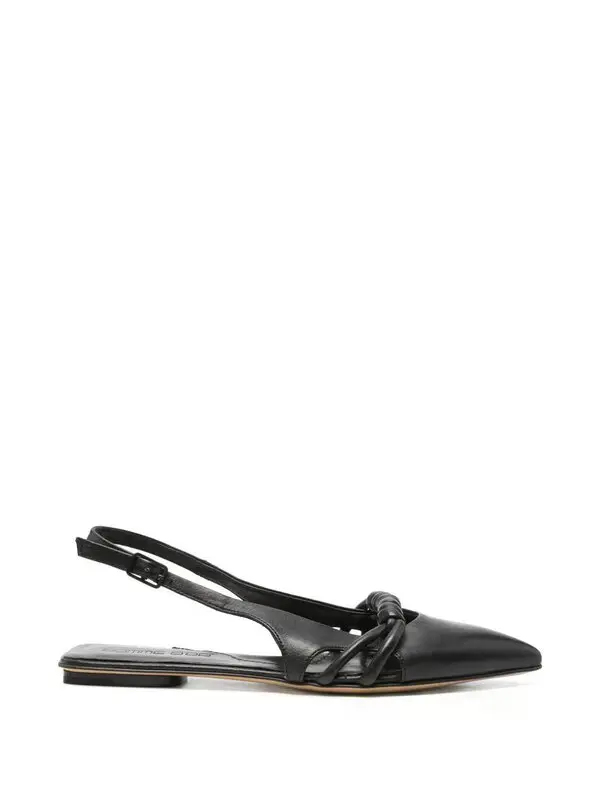 POMME D´OR Knotted Slingback Flat Pumps