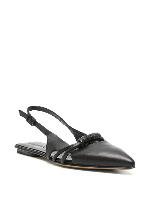POMME D´OR Knotted Slingback Flat Pumps