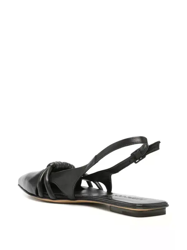 POMME D´OR Knotted Slingback Flat Pumps