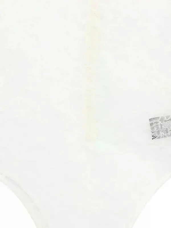 David Koma Floral-lace Cape-sleeve Bodysuit