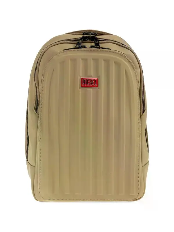 DIESEL® Ribbed Logo-plaque Backpack - Neutrals