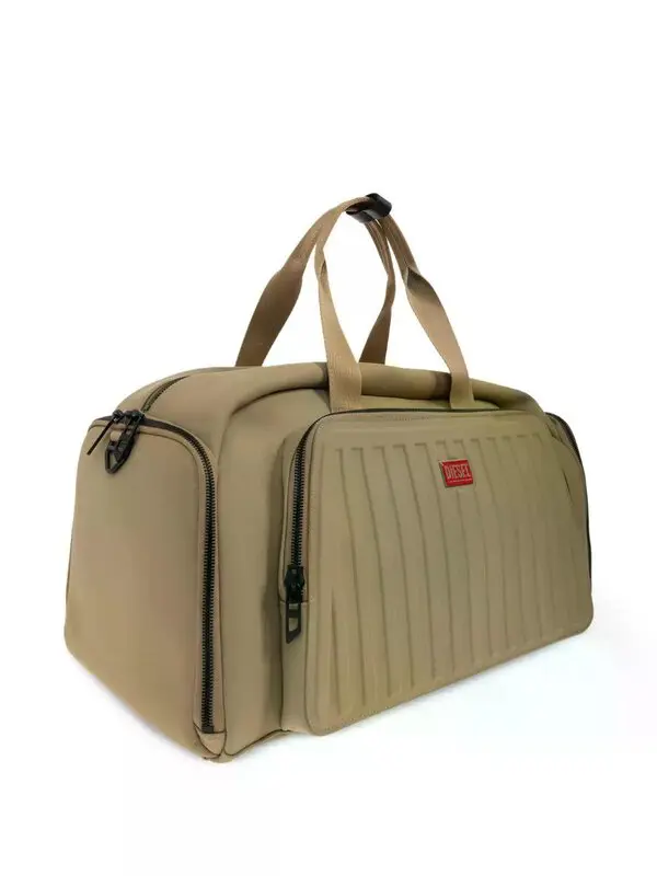 DIESEL® Ribbed Logo-patch Holdall Bag - Neutrals