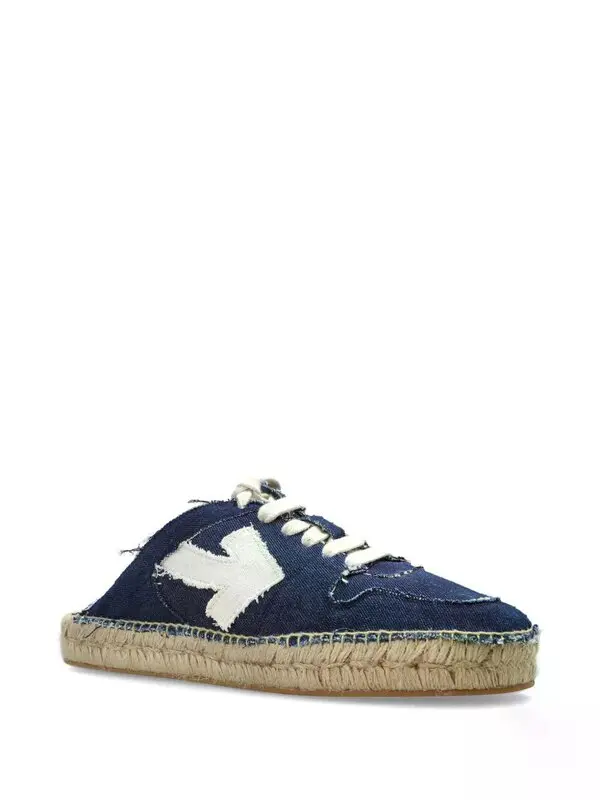 Off-White Arrows-motif Frayed Mules