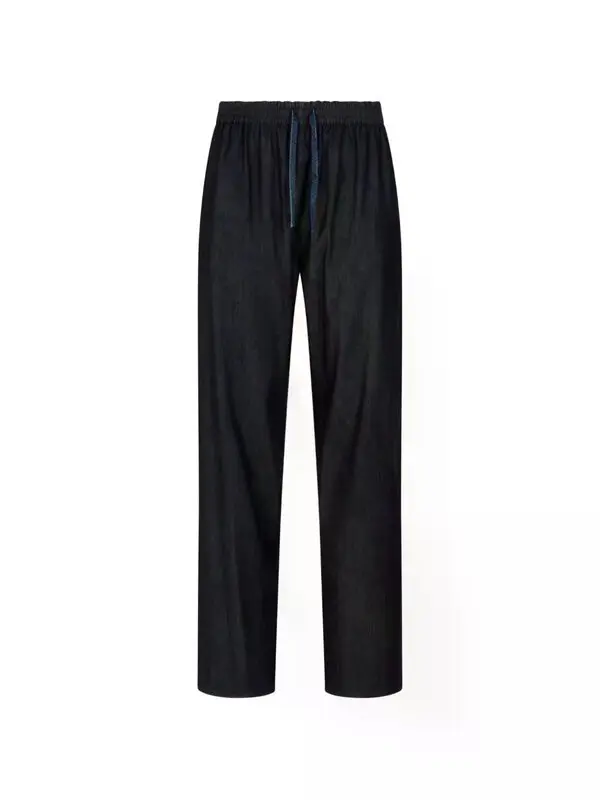Emporio Armani Drawstring-waist Jeans - Blue