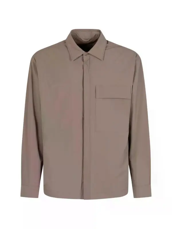 Herno Logo-plaque Flap-pocket Shirt