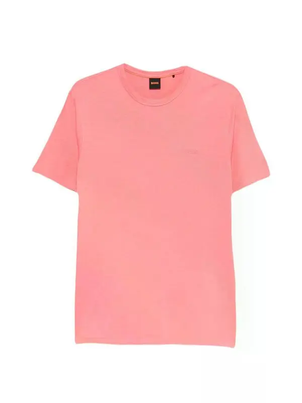 BOSS Logo-detail T-shirt - Pink