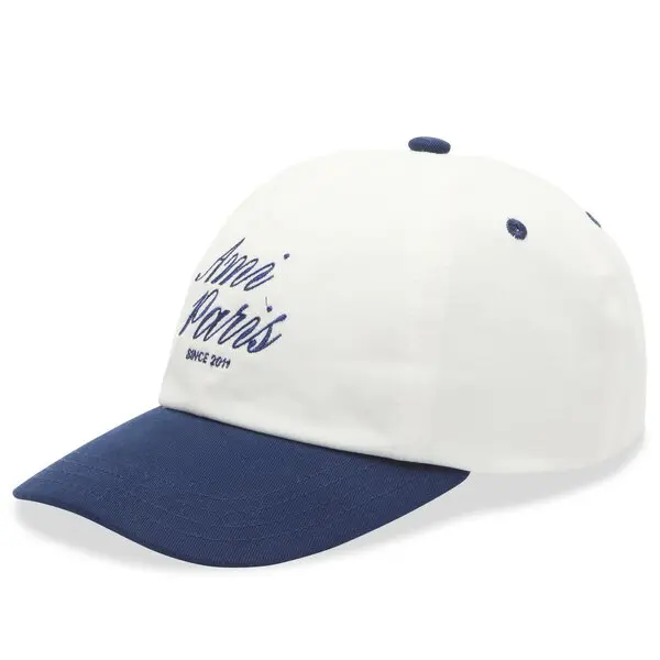 Ami Bicolor Cap - Encre/blanc Creme