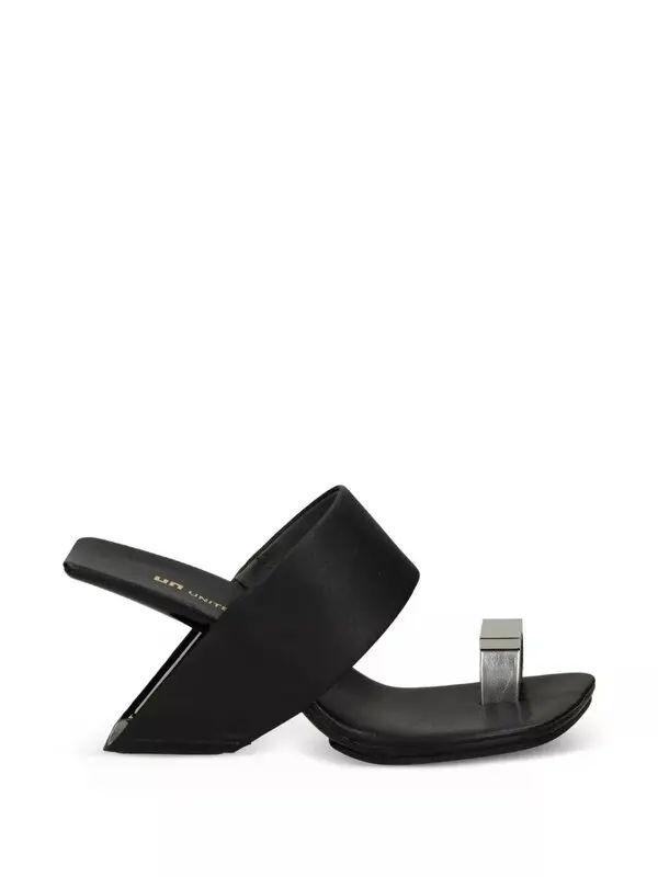 United Nude Loop Toe Hi Architectural-heel Ring Sandals