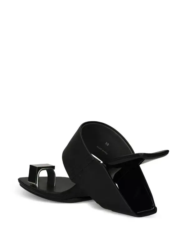 United Nude Loop Toe Hi Architectural-heel Ring Sandals