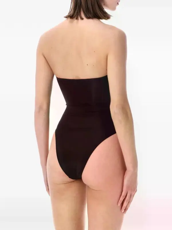 BELAMER Vivien Ruched Strapless Swimsuit