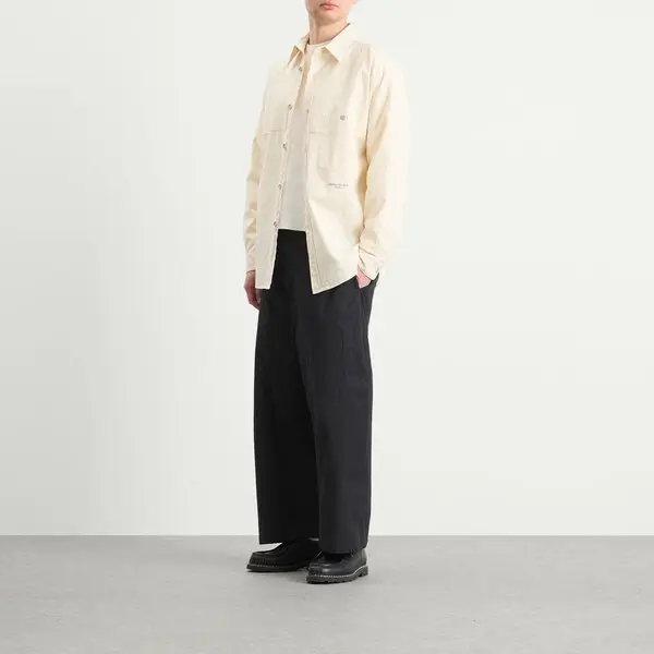 Stone Island Marina Cotton Nylon Panama Overshirt - Ivory