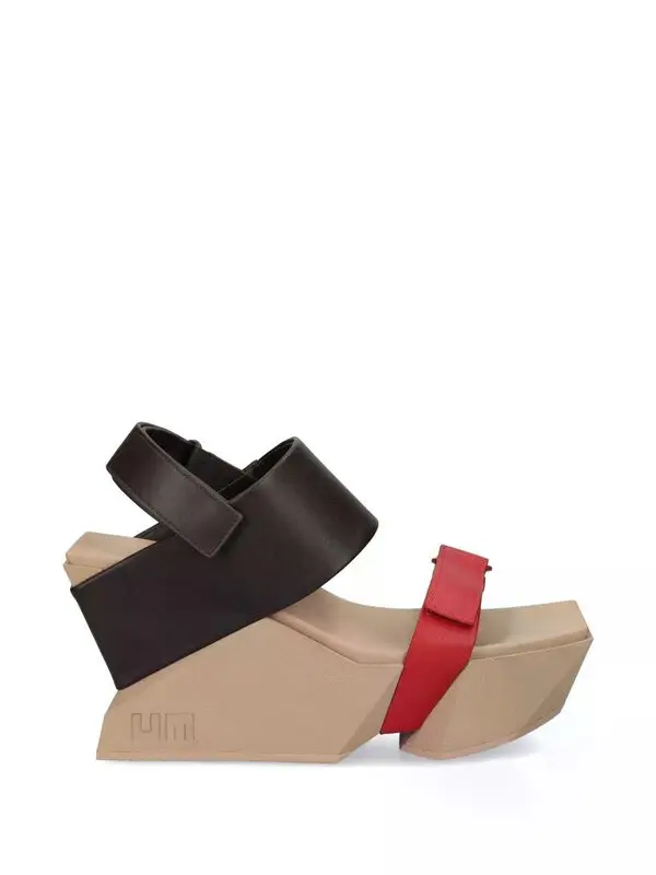 United Nude Brutt Touch-strap Wedge Sandals
