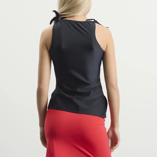 Coperni Flower Top - Black