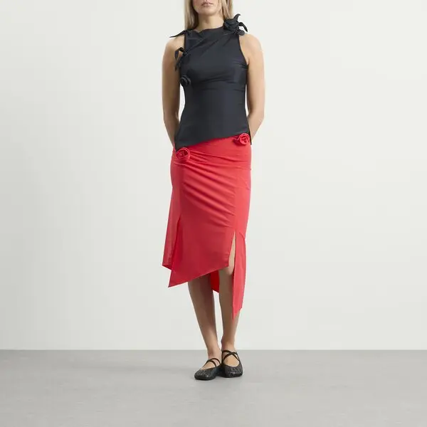 Coperni Flower Top - Black