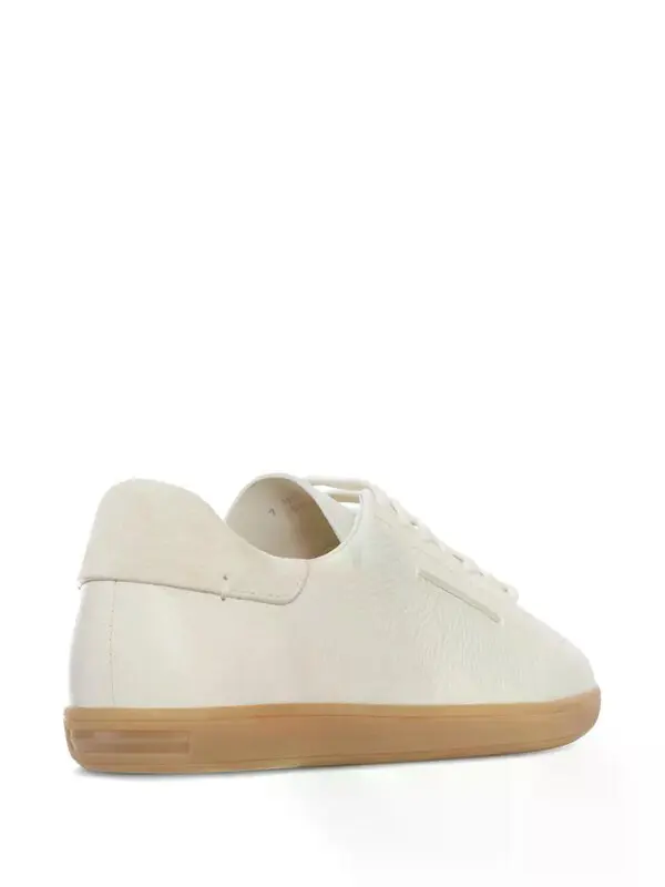 Zegna Grained Leather Sneakers
