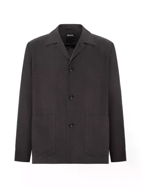 Zegna Linen Patch-pocket Jacket