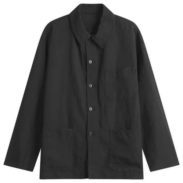KAPTAIN SUNSHINE Gaba. Work Shirt Jacket - Black