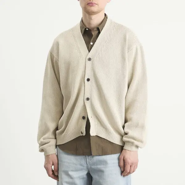 KAPTAIN SUNSHINE Cotton Washi Hand Frame Cardigan