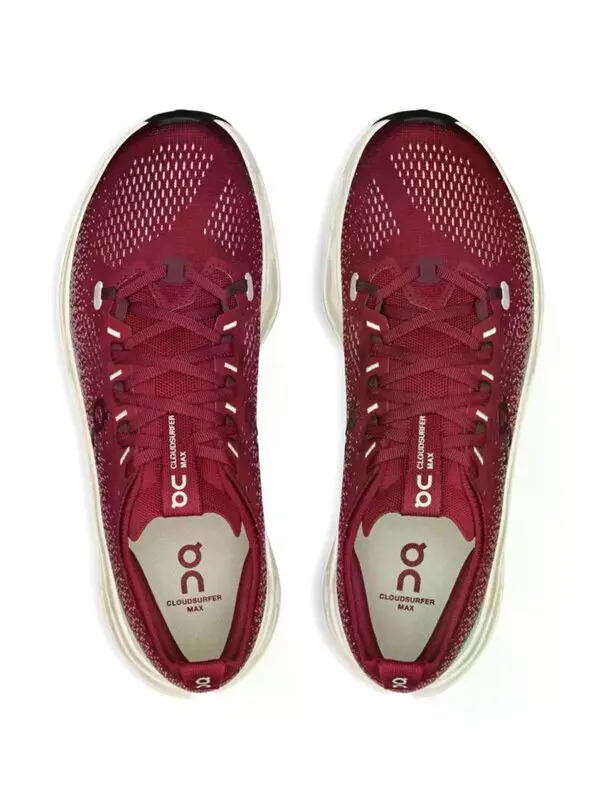 On Cloudsurfer Max Lace-up Sneakers - Red