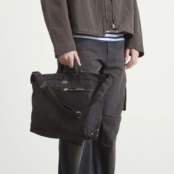 PORTER-YOSHIDA & CO Mile 2-way Shoulder Bag - Black