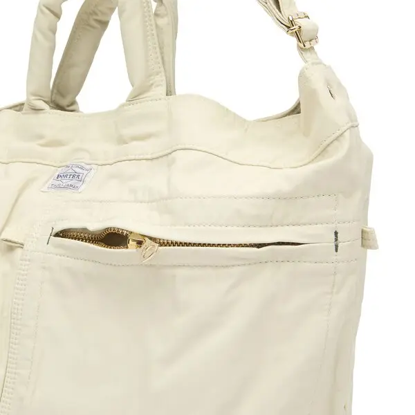 PORTER-YOSHIDA & CO Mile 2-way Bag - Off-white