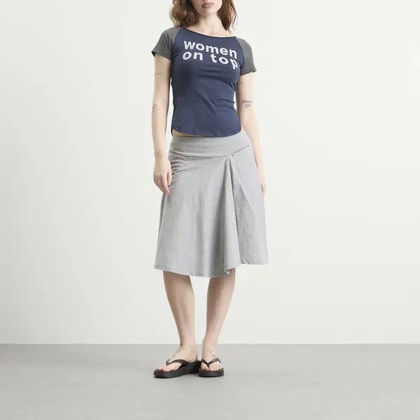 PEACHY DEN Bebe T-shirt With Slogan Print