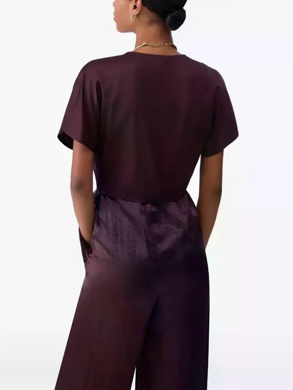 Liu Jo Satin Wrap Top