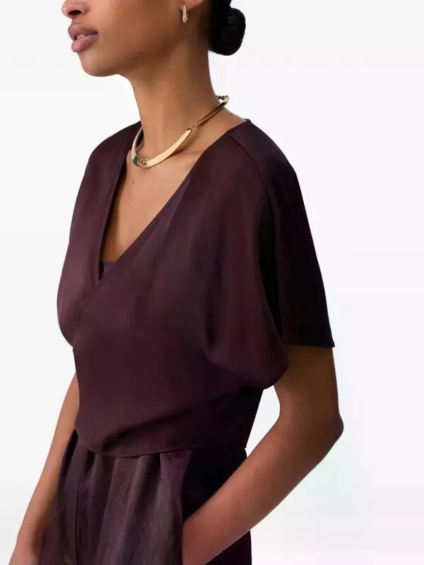 Liu Jo Satin Wrap Top