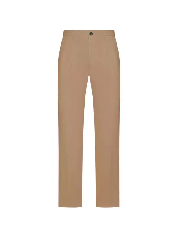 Incotex Pleated Tailored Trousers - Neutrals