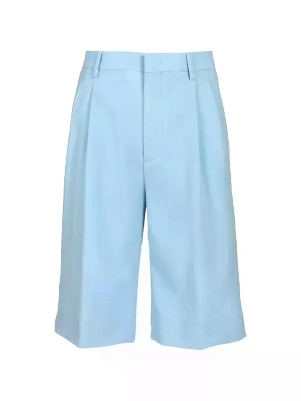 Tagliatore Pleated Wide-leg Shorts