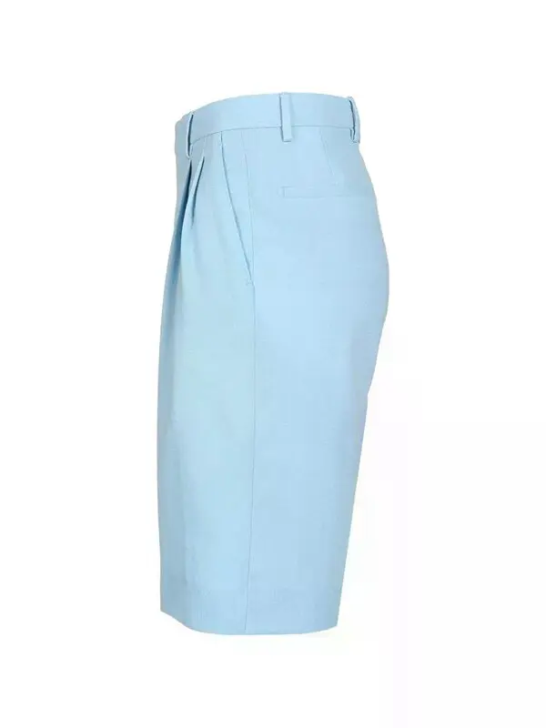 Tagliatore Pleated Wide-leg Shorts