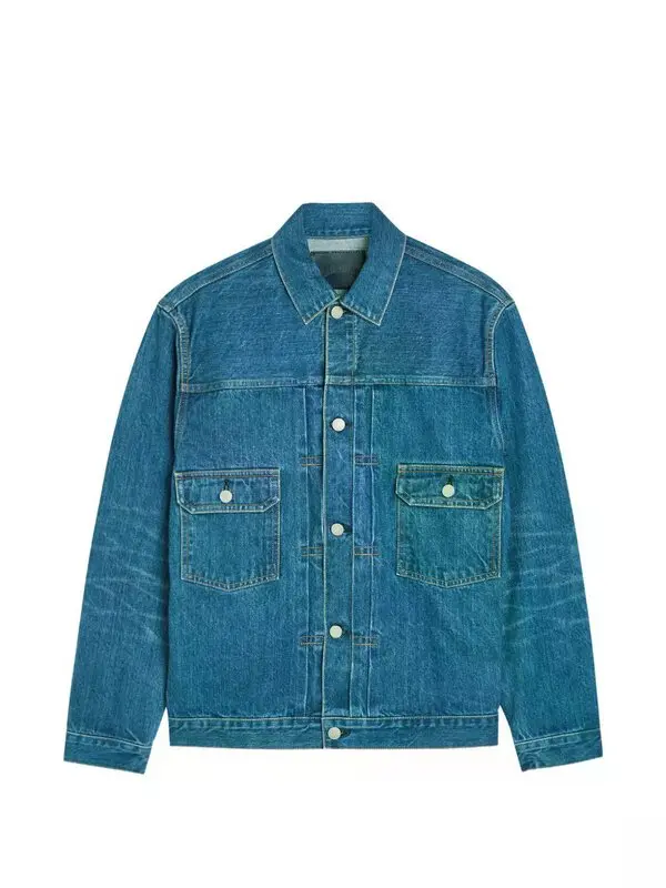 Blue Blue Japan Faded-effect Denim Jacket