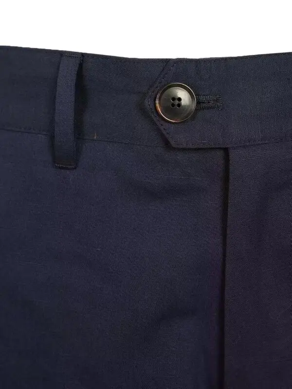 Paul Smith Slub-texture Trousers - Blue
