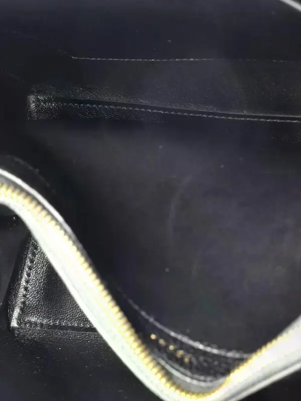 Celine 16 Top Handle Medium Shoulder Bag - Black
