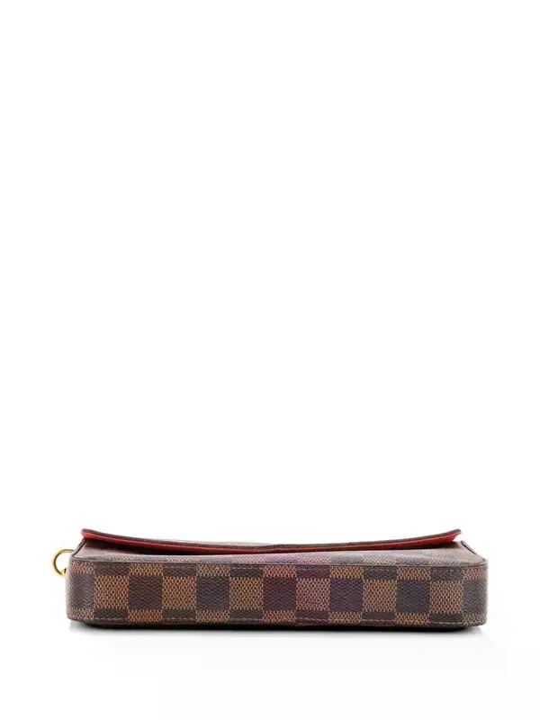 LOUIS VUITTON Felicie Pochette Damier - Brown