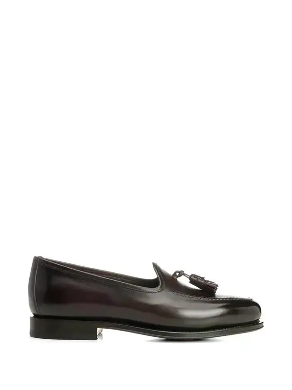 Santoni Andrew Leather Loafers