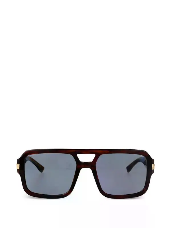 Dsquared2 Browline Square Frame Sunglasses - Brown