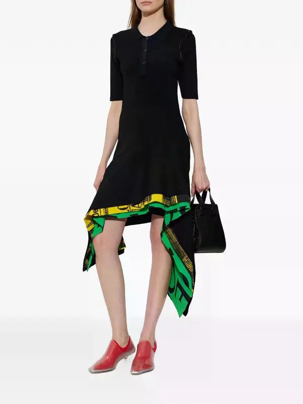 Loewe Asymmetric Graphic-print Dress